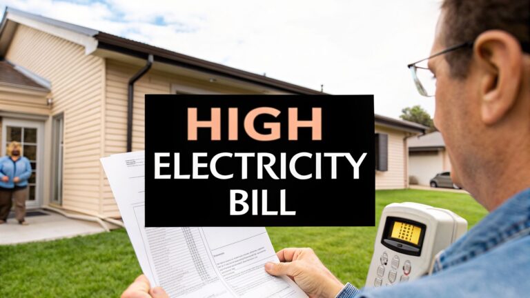 Why Is My Electricity Bill So High and How to Lower It